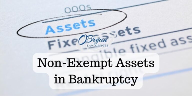 Non-Exempt Assets in Bankruptcy | O'Bryan Law Offices