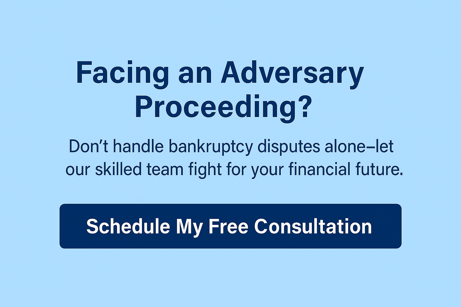 What Is an Adversary Proceeding? | O'Bryan Law Offices